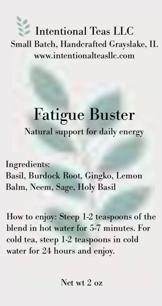 Fatigue Buster Tea – Intentional Teas LLC